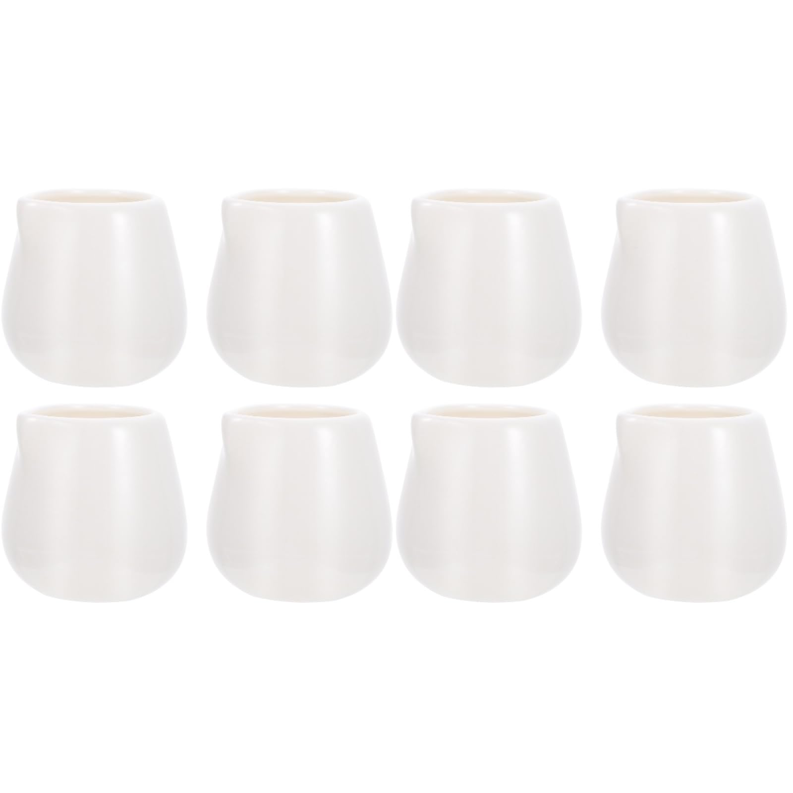 Amazon.com | Luxshiny Coffee Creamers Soy Creamer 8PCS Ceramic Creamer ...