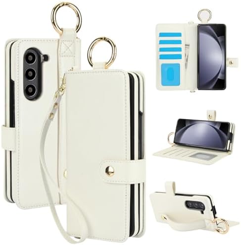 Amazon.com: Asuwish Phone Case for Samsung Galaxy Z Fold 5 5G 2023 Wallet Cover with S Pen SPen ...