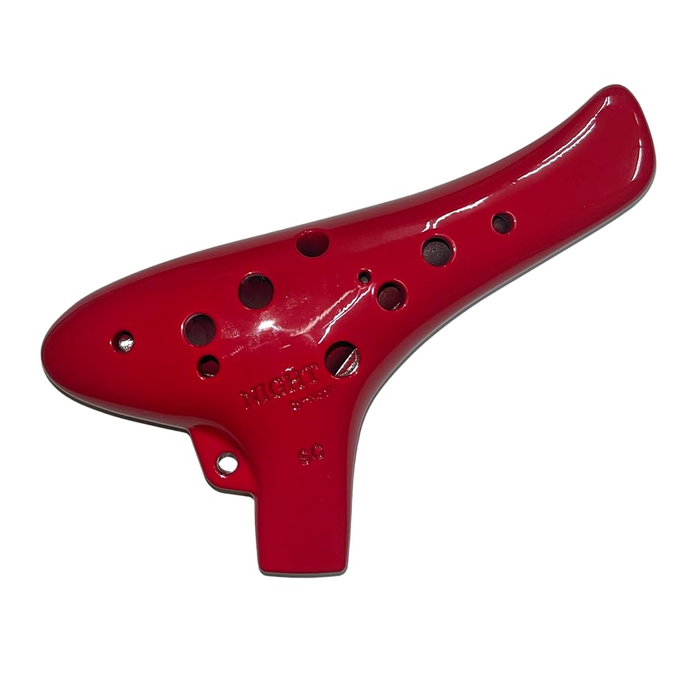 Amazon.com: NIGHT by-Noble Plastic Ocarina Soprano C (Red) : Musical ...