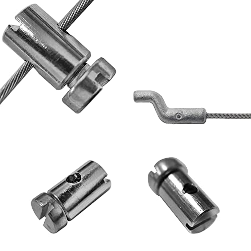 cyclingcolors lawnmower inner throttle clutch cable with cable clamp 6 ...