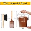 Amazon.com: Mini Ash Bucket with Lid, 1.5-Gallon Pail with Shovel and ...