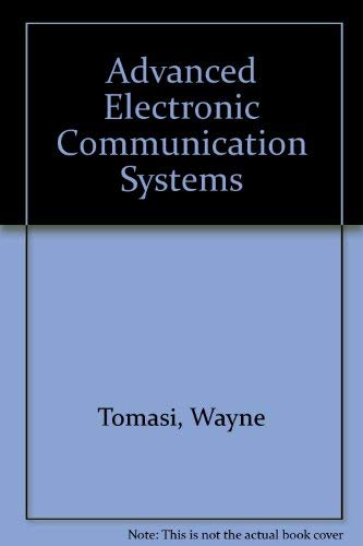 Amazon.com: Advanced electronic communications systems: 9780130112149 ...
