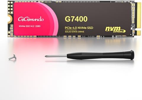 Amazon.com: GiGimundo G7400 2TB M.2 PCIe Gen 4.0x4 NVMe SSD – Max ...