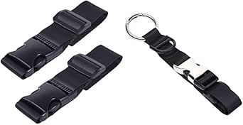 Amazon.com | Wisdompro Add a Bag Luggage Strap and Jacket Gripper Strap ...