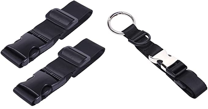 Amazon.com | Wisdompro Add a Bag Luggage Strap and Jacket Gripper Strap ...