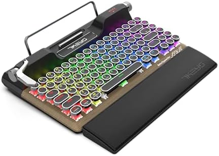 Amazon.com: 7KEYS Retro Typewriter Keyboard, Typewriter Vintage with ...