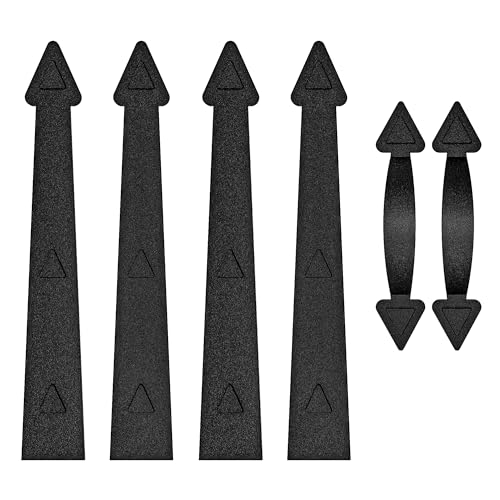 WINSOON Magnetic Garage Door Decorative Hardware Set of 6, Curb Appeal ...