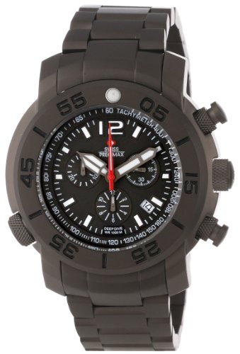 Swiss Precimax Men's SP12065 Sentinel Deep Dive Pro Grey Dial Grey ...