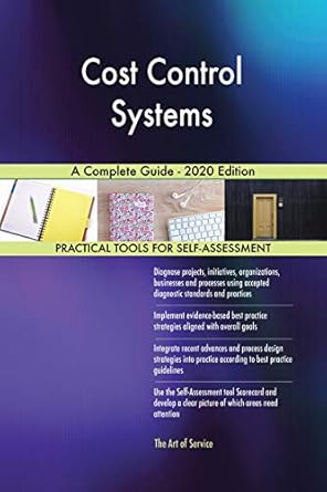 Cost Control Systems A Complete Guide - 2020 Edition (English Edition ...