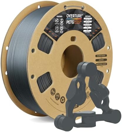 OVERTURE PETG 3D Printer Filament 1.75mm, 1kg Filament (2.2lbs ...