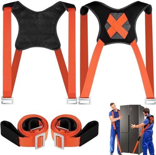 Moving Straps, Lifting Straps for Moving Furniture, BUDOME 2-Person ...
