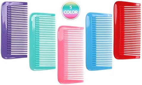 Amazon.com : QITIMIR Colorful Fine Tooth Hair Comb Set, Kids comb ...
