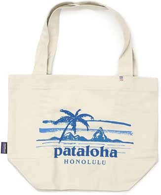 Amazon | [パタゴニア] Pataloha Leaning Palm Mini Tote トートバッグ ホノルル限定 59390 Bleached Stone BEIGE | トートバッグ