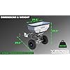 Amazon.com : Yard Commander - 125 LB Tow Behind Lawn & Garden Broadcast ...