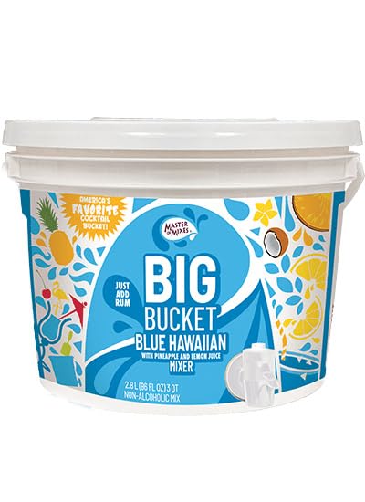 Amazon.com : MASTER OF MIXES Blue Hawaiian Mix, Ready to Use, 96 oz ...