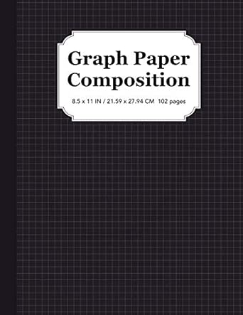 Graph Paper Composition Notebook: Quad Ruled 5x5, Grid Paper for ...