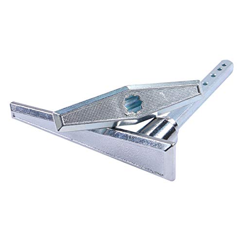 Garage Door Lock Dummy L Handle Assembly Non-Locking Door Hardware Kit ...