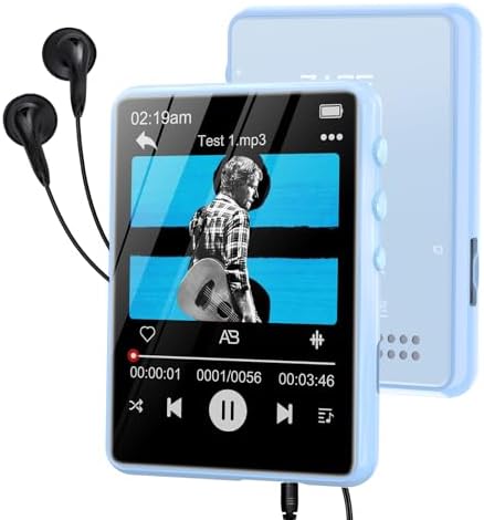 Amazon.com: MECHEN 64GB MP3 Player Bluetooth 5.3 with 2.4" Full Touch ...