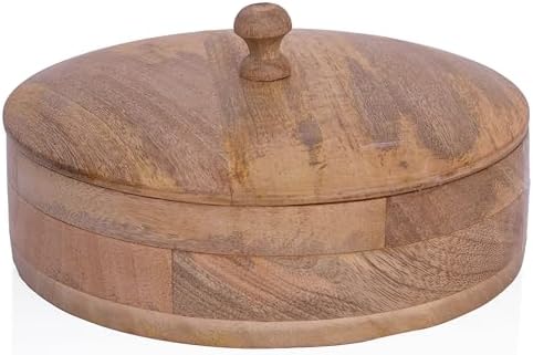 Amazon.com: Handcrafted Wooden Mexican Tortilla Warmer Basket Indian ...