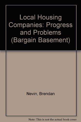 Local Housing Companies: Progress and Problems: Nevin, Brendan ...