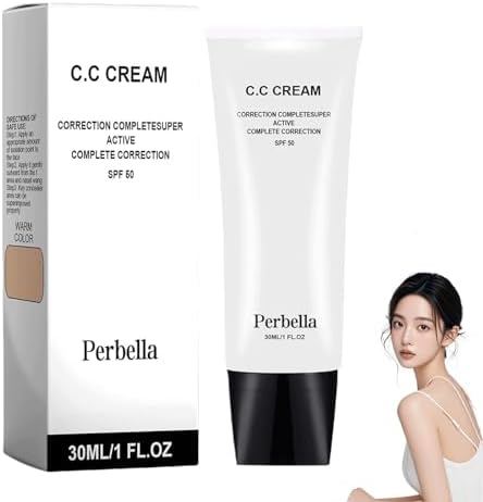 Amazon.com: Perbella Cc Cream For Older Women-Self Adjusting For Mature Skin,Cc Cream with Spf ...