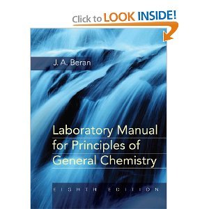 Laboratory Manual for Principles of General Chemistry 8th (Eighth ...