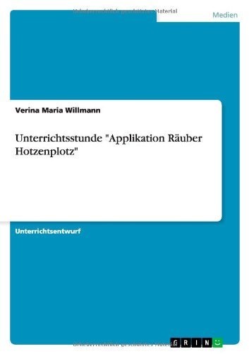 Unterrichtsstunde Applikation Rauber Hotzenplotz by Verina Maria ...