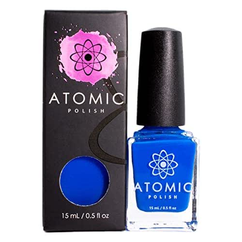 Amazon.com: Neon Blue Nail Polish - Creme Polish - Atomic Polish - Neon ...