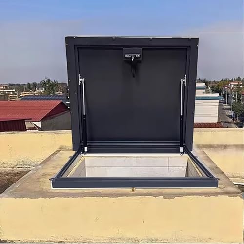 Roof Access Hatch,(Metal Roof Hatch Lid for Attic Stairs, Weather Proof ...