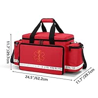 Trunab Emergency Responder Trauma Bag Empty, Professional First Aid Kits Storage Medical Bag ...