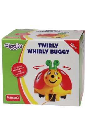 Funskool Twirly Whirly Pull Along Buggy : Amazon.in: Toys & Games