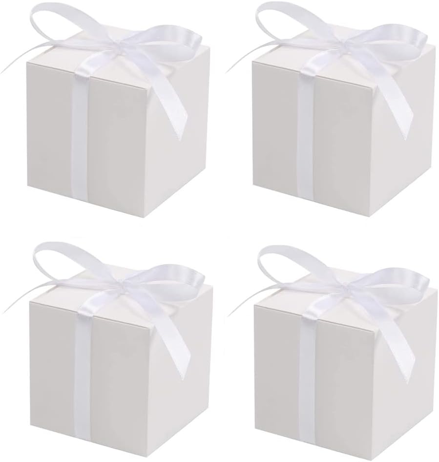 Amazon.com: KUPOO 50PCS Favor Boxes,Candy Boxes 2.2x2.2x2.2 Inches ...
