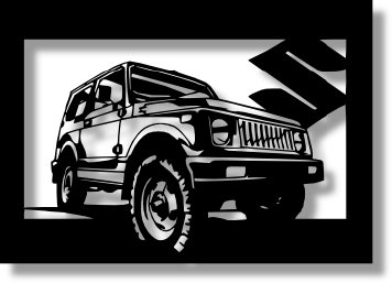 Buy "SUZUKI JIMNY" -A4 size PAPER CUTOUTS from JAPAN Online at Low ...
