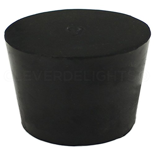 1 Pack - CleverDelights Solid Rubber Stoppers - Size 9-45mm x 37mm ...