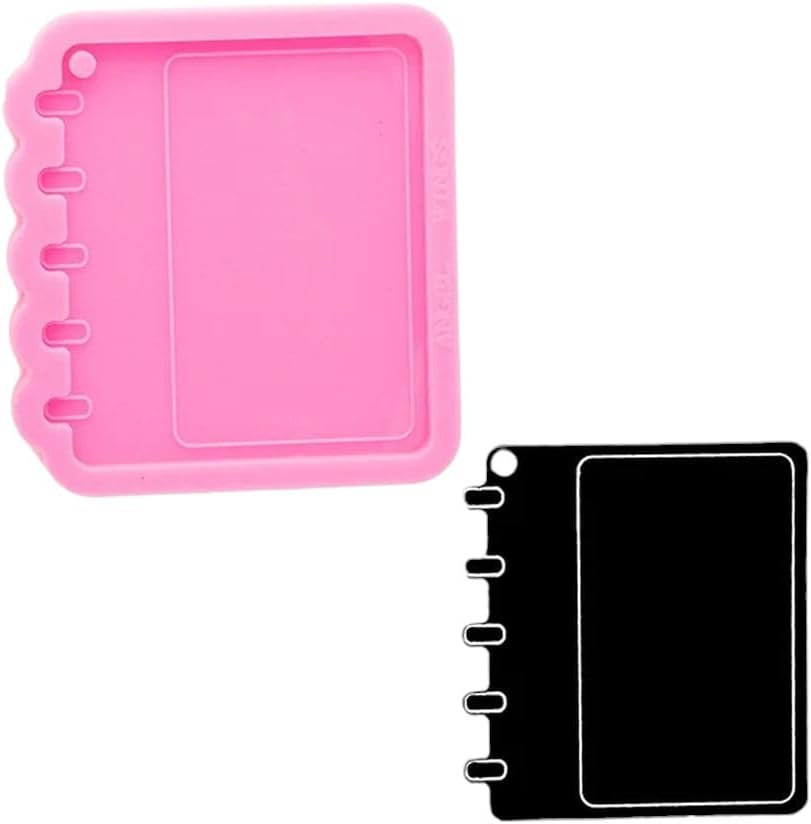 Amazon.com: Bright Resin Art DIY Keychain Notebook Mould, Calendar ...