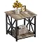 Amazon.com: GreenForest End Table with 2-Tier Storage Shelf, 24 inch ...