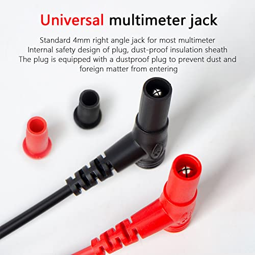 PT1005 1000V 10A Multimeter Test Leads Kit, Multimeter Needle Probes ...