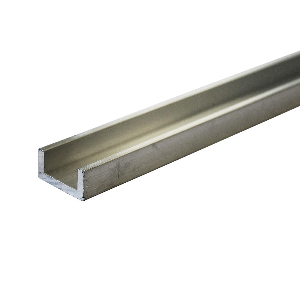1" x 1/2" Aluminium U-Channel Trim x 1/8" Wall - Aluminium Channel U ...