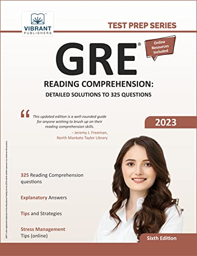 GRE Reading Comprehension: Detailed Solutions To 325, 05/09/2024