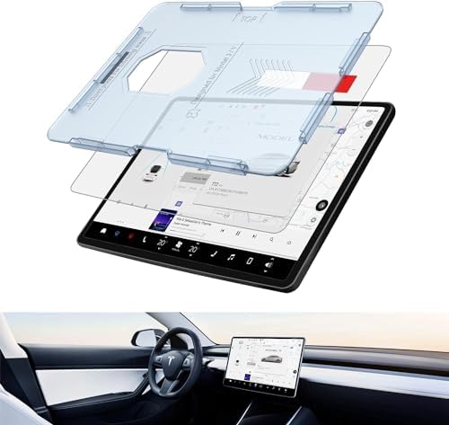 Amazon.com: Gravity Silkfeel Tempered Glass Screen Protector for Tesla ...