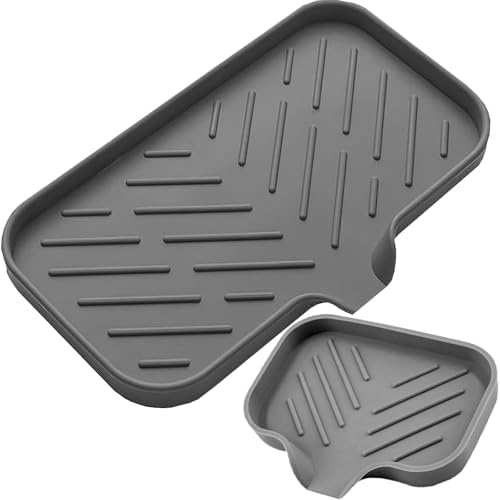 Amazon.com: YZEOKAC 2 PC Sponge Stand for Kitchen Sink and Soap Tray ...