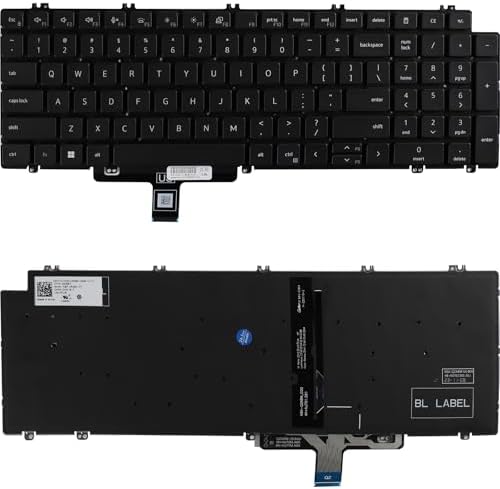 Amazon.com: YAEHUYING Replacement Keyboard for Dell Latitude 5520 5530 5521 5531 5540, Precision ...