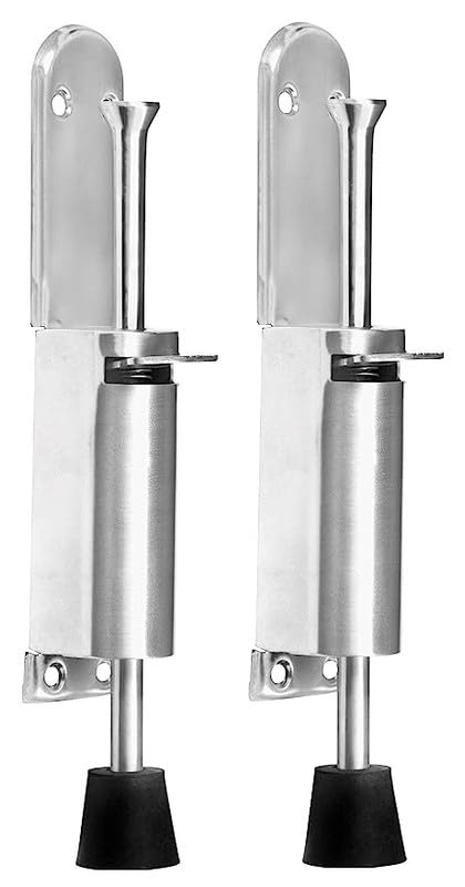 Hexagon Hardware Studio Single Door Stopper Stainless Steel Floor Door ...