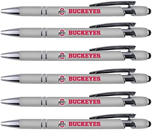 Amazon.com : Greeting Pen Ohio State Soft Touch Coated Metal Pen - 6 ...