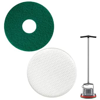 Potchen 2 Pack 12” Floor Machine Pads Compatible with Oreck Commercial ...
