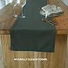 Amazon.com: Rickion Linen Table Runner - 108-Inch Bamboo Cotton Dining ...
