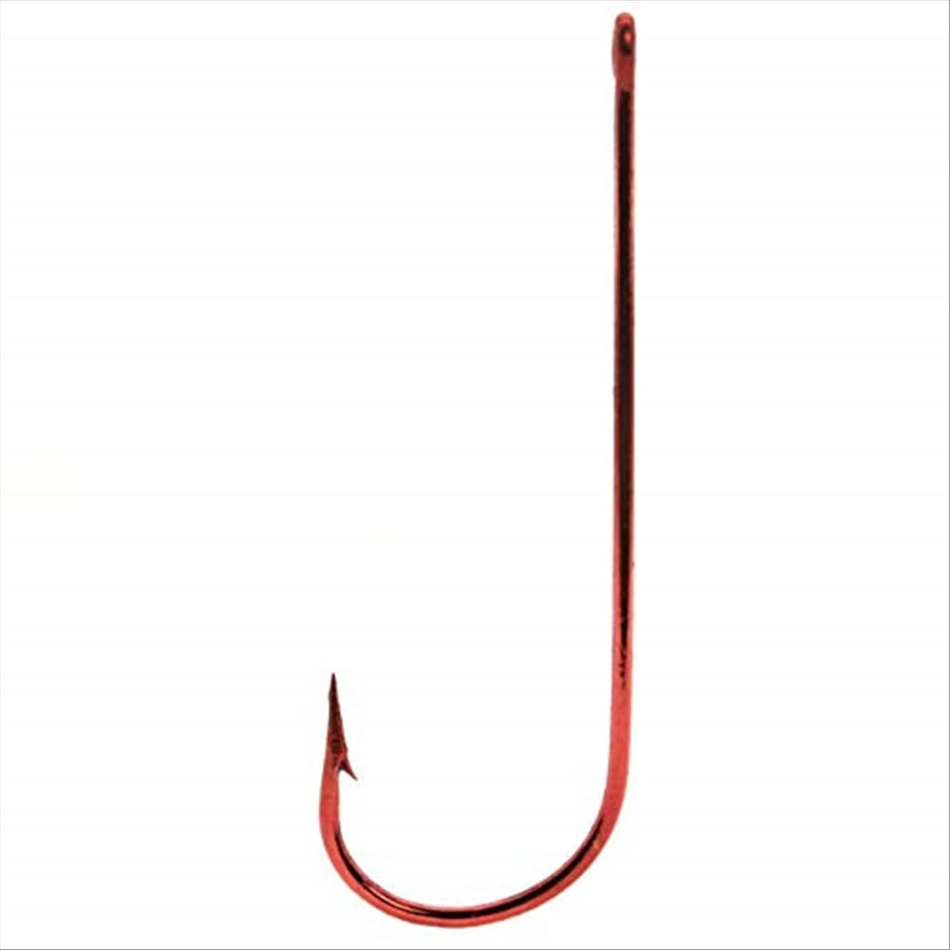 Amazon.com : Mustad Aberdeen Hook Ringed - Red 6 : Fishing Hooks ...