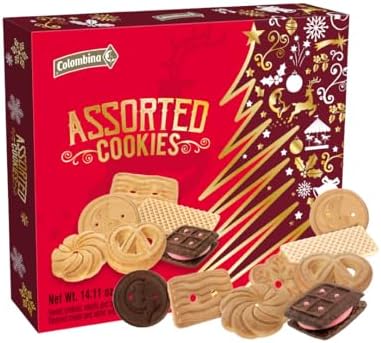 Amazon.com: Colombina Assorted Cookies Box - Premium Box With 4 ...