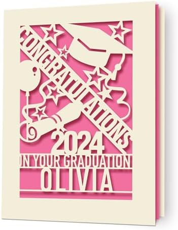 Amazon.com : winorax Personalized Graduation Cards Congrats Class of ...
