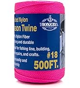 Amazon.com: HONGDA Mason Line String Line, 328 Feet #18 Braided Nylon ...